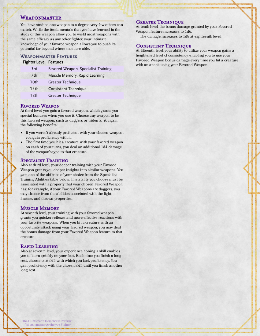 Taking Things Seriously (and a new Homebrew Release) – The Huntsman's ...